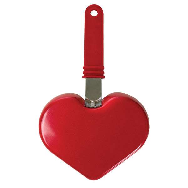 Mini Heart-Shaped Ceramic Frying Pan, 5 1/2 Inch, Red - Ecolution ...